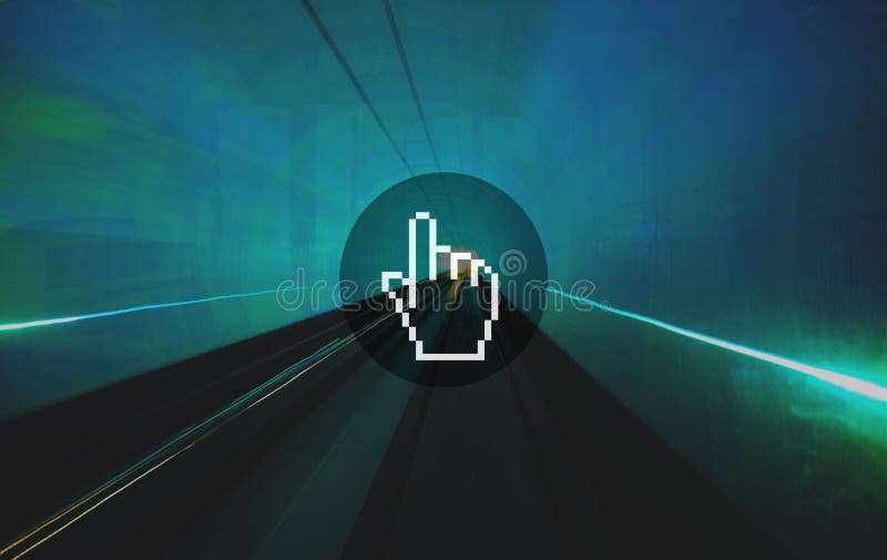 Pointer Selection Cursor Access Connection Networking Concept Stock