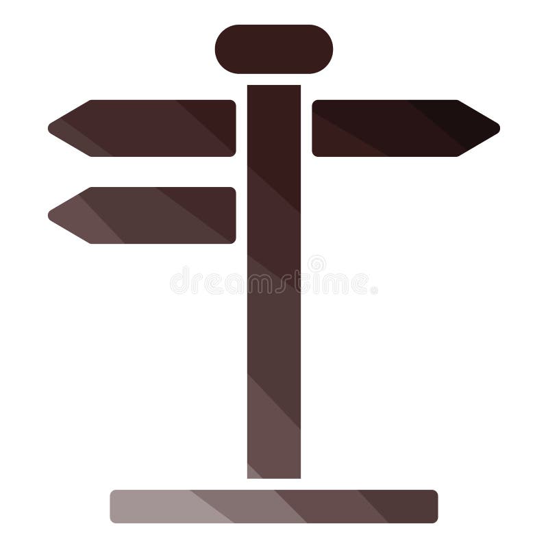 Pointer stand icon stock vector. Illustration of icon - 116803316