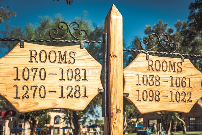 Pointer To the Direction of the Rooms in the Resort. Room Direction ...