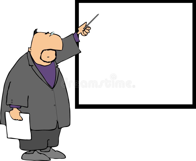 Pointerman stock illustration. Illustration of point, pointing - 451161