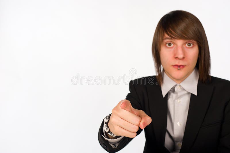 Pointing stock photo. Image of pointing, gesture, male - 22883516
