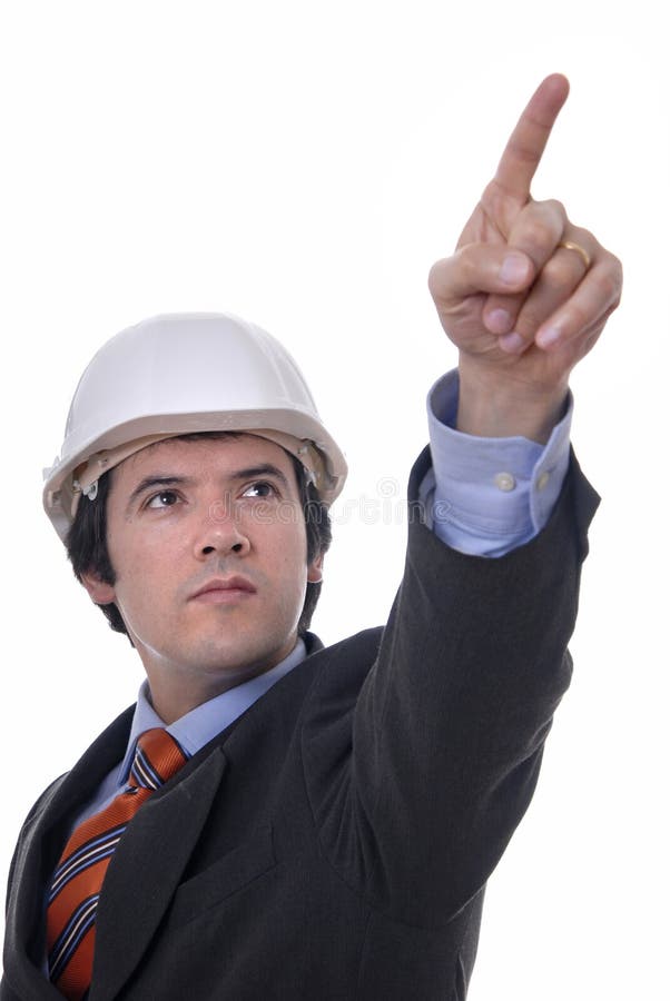 Pointing stock photo. Image of industry, leadership, improvement - 3085730