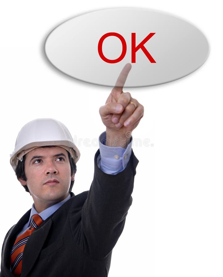 Traffic Directing Stop Isolated Stock Image - Image of blue, collar ...