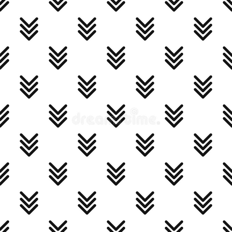 Pointing Arrow Pattern Seamless Vector Stock Vector - Illustration of repeating, drawingpin ...