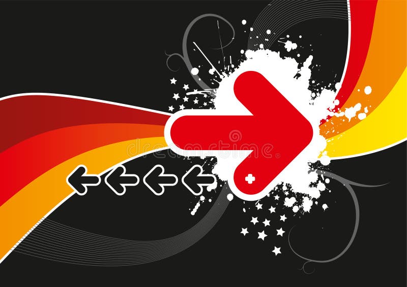 Pointing Arrows stock vector. Illustration of computer - 4474836