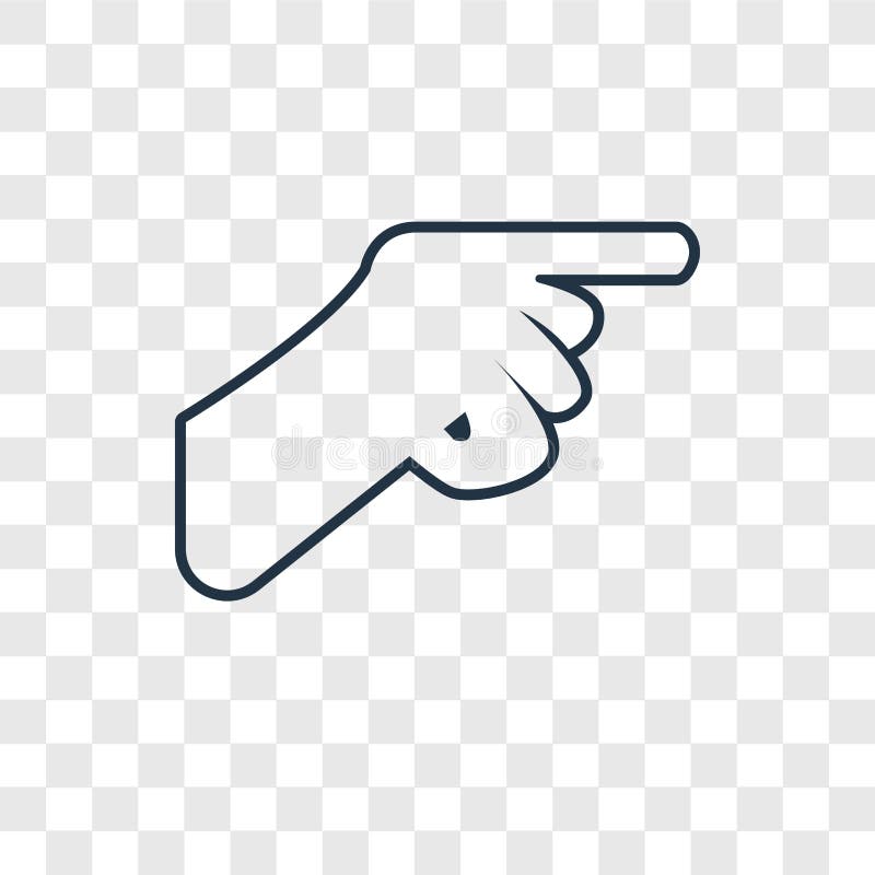 Finger Pointing Transparent Background Stock Illustrations – 422 Finger ...
