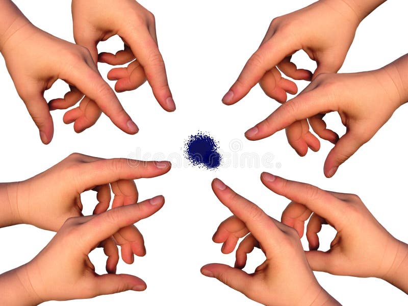 Pointing error stock illustration. Illustration of reproof - 425991