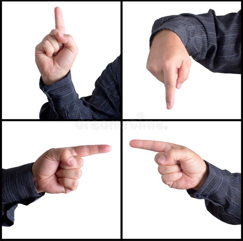 Pointing in Every Direction Stock Photo - Image of indicate, left: 44200808