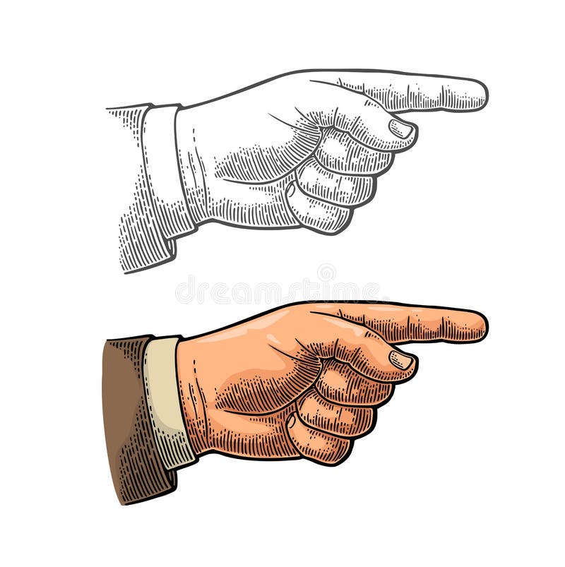 Graphic Pointing Finger Stock Illustrations – 9,680 Graphic Pointing ...