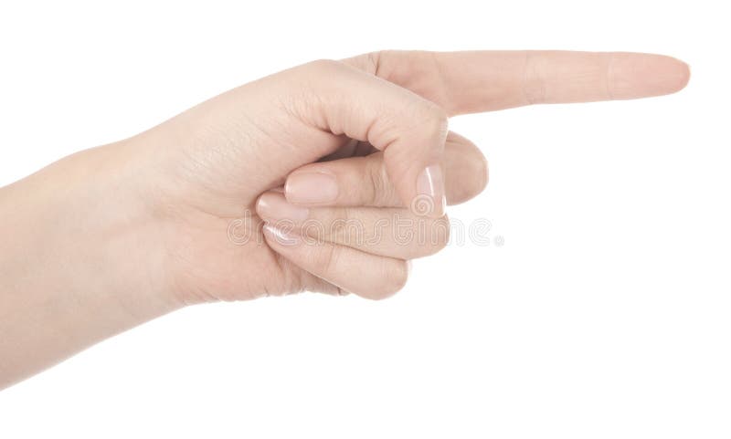 Pointing Finger stock photo. Image of choice, gesturing - 32034796