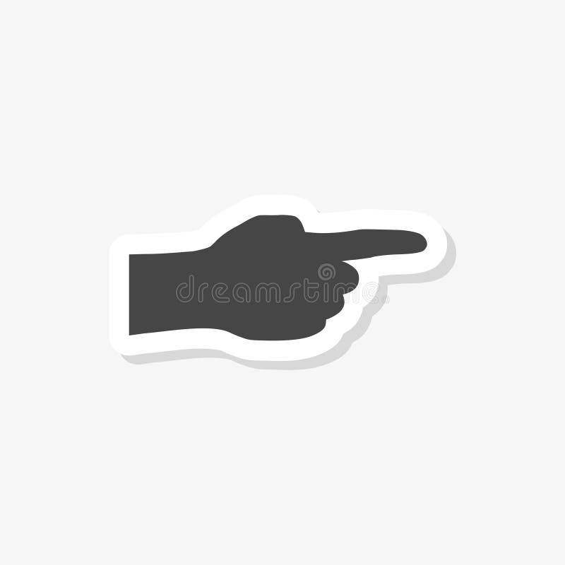 Finger Sticker Stock Illustrations – 9,890 Finger Sticker Stock ...