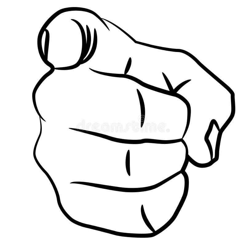 Pointing Finger Vector Illustration by Crafteroks Stock Vector ... Pointing Finger Vector Illustration by Crafteroks Stock Vector ...