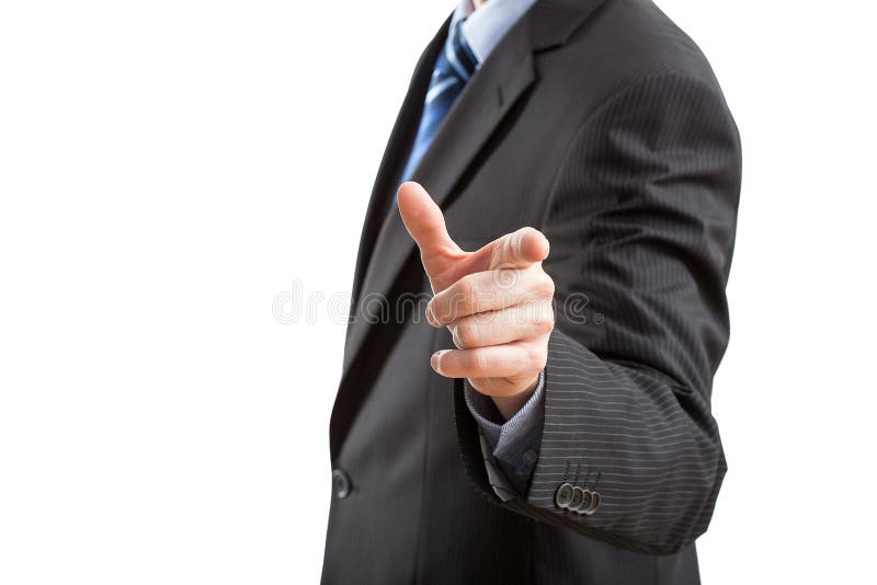 Boss with Gesture of Threatening Stock Image - Image of mobbing, finger ...
