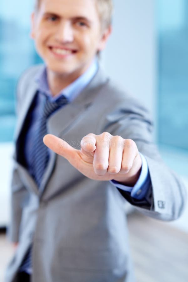 Pointing gesture stock image. Image of gesturing, gloved - 30954431