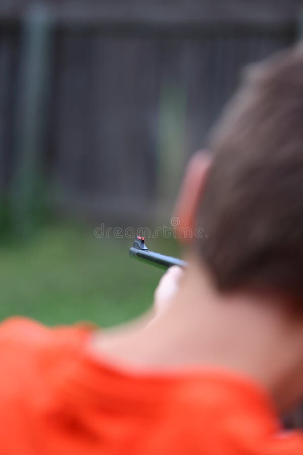 Pointing a Gun stock photo. Image of uniform, target - 30565810