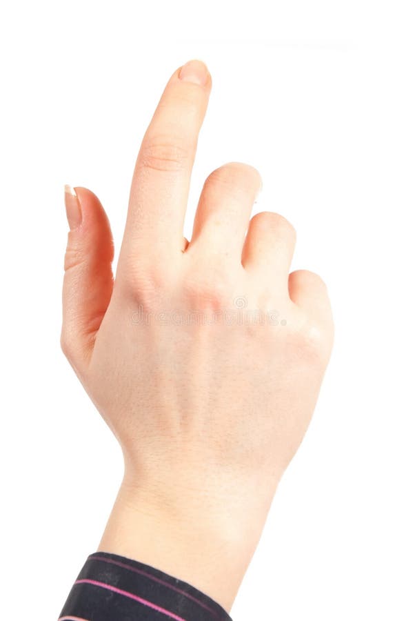 Pointing hand stock image. Image of finger, gesturing - 17966875