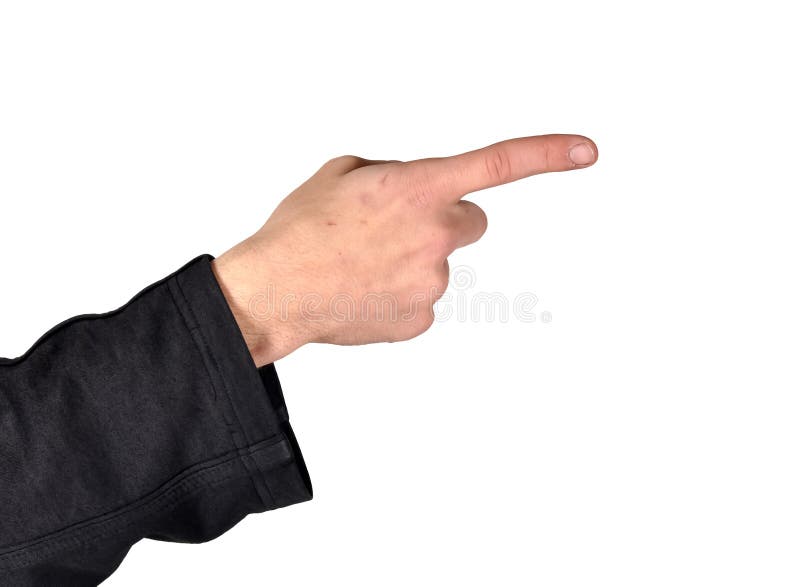 Pointing hand stock image. Image of pointing, finger - 23515919