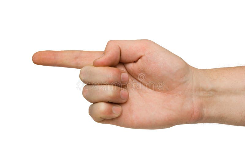 Pointing Hand Stock Image - Image: 4132591