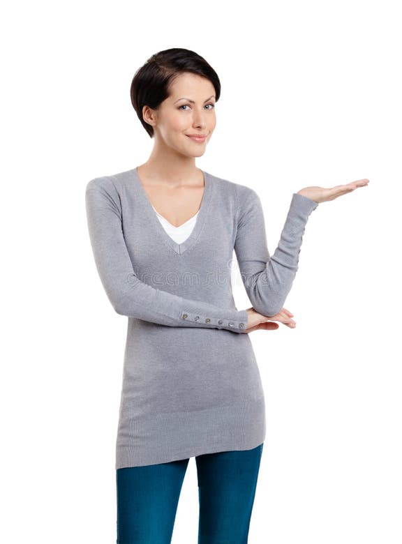 Pointing hand gesture stock photo. Image of cheer, color - 26100868