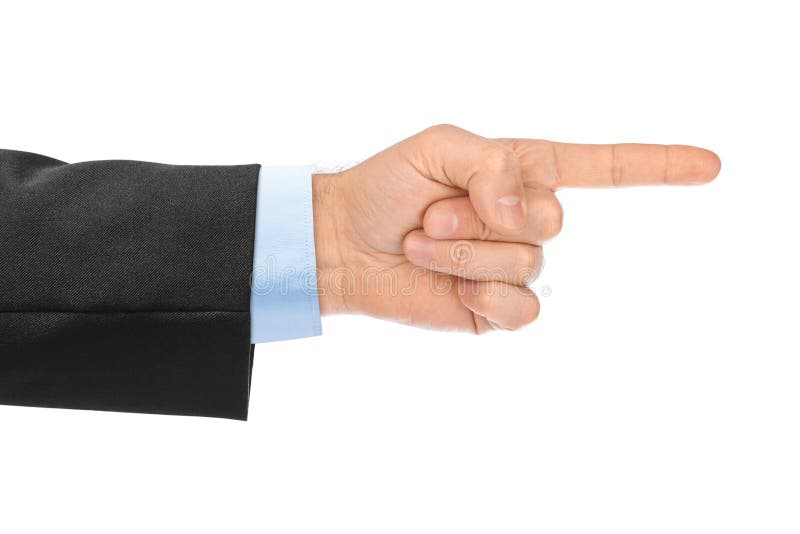 Pointing hand stock image. Image of index, object, pointing - 164426595