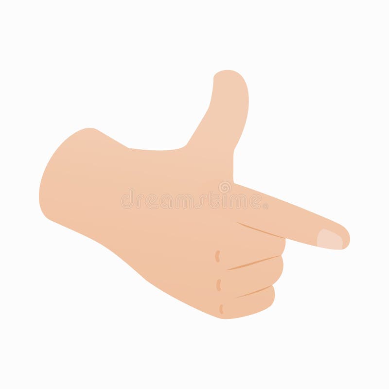 Hand Pointing First Person Stock Illustrations – 352 Hand Pointing ...