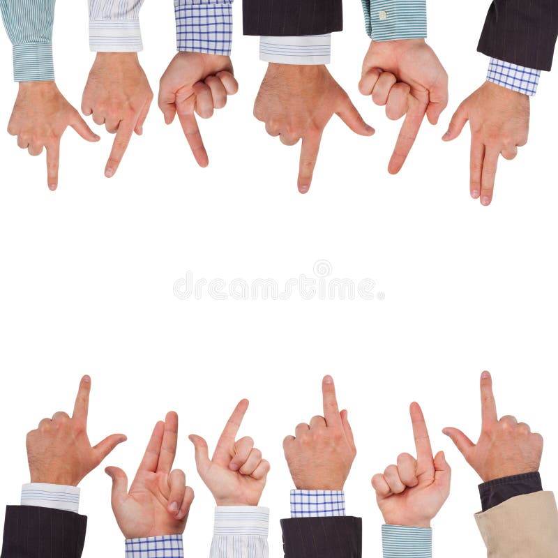 Pointing hands stock photo. Image of isolated, reaching - 26254670
