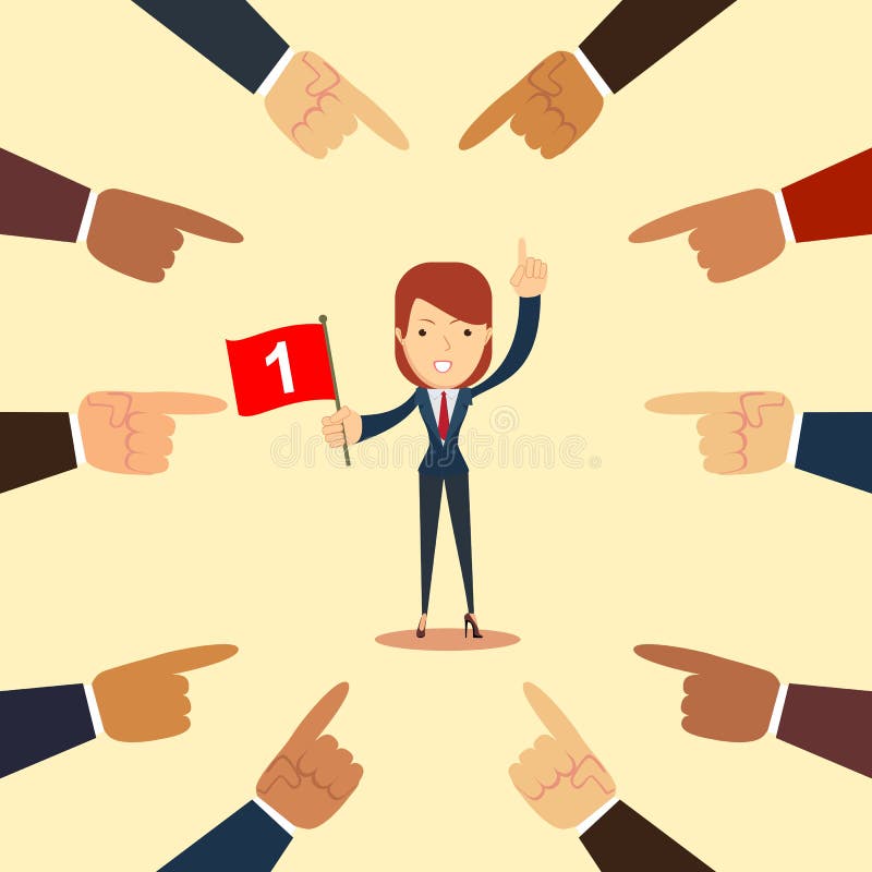 Pointing Finger Judgment Stock Illustrations – 132 Pointing Finger ...