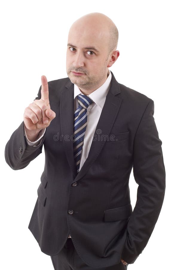 Pointing stock image. Image of handsome, adult, portrait - 128850631