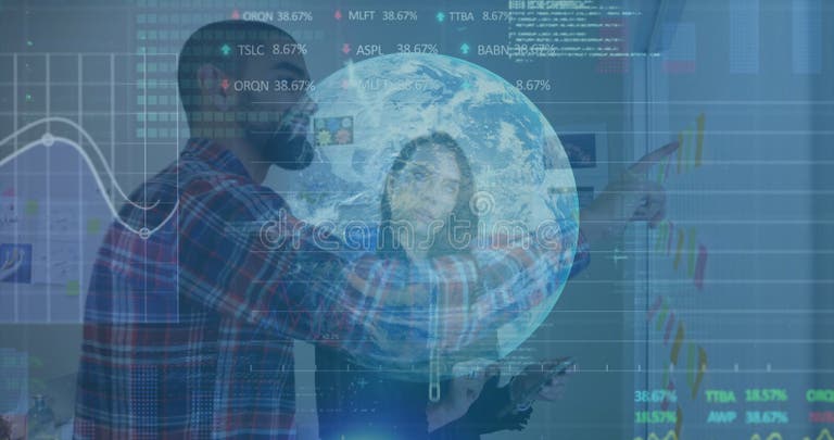 Pointing Man in Plaid and Woman in Blazer Analyzing Data in Office ...