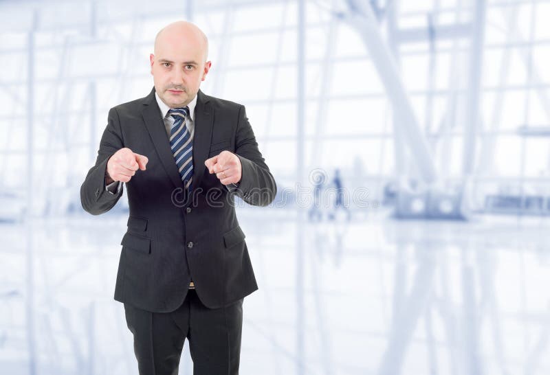 Pointing at the office stock image. Image of confident - 260433689