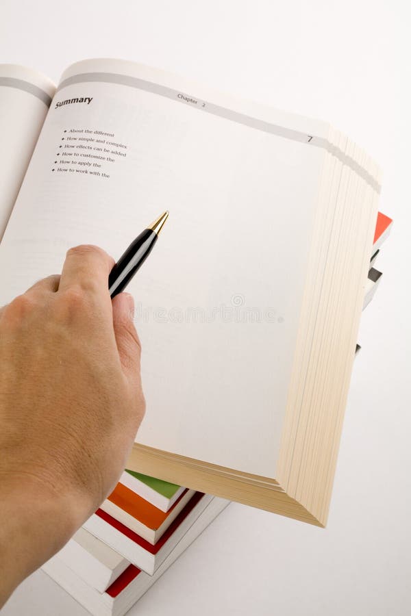 Pointing a open book stock image. Image of library, books - 2444647