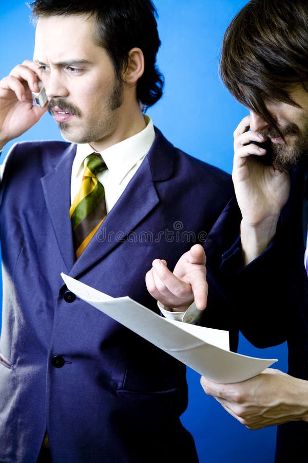 Man Receiving Secret Information Stock Photo - Image of evasive, adult ...