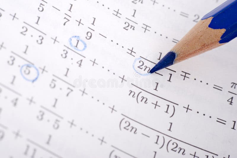 Doing Some Grade School Math Stock Photo - Image of beta, numbers: 12528280