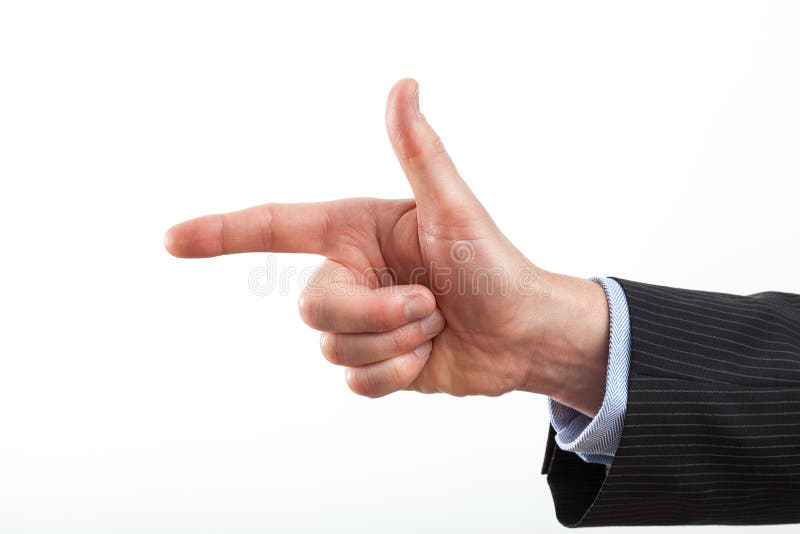 Pointing sign stock photo. Image of pointing, businessman - 33362118