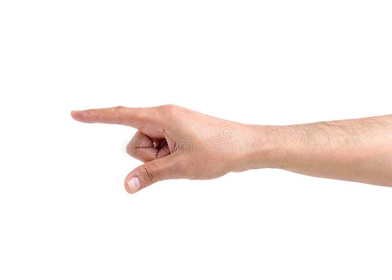 Pointing to the left stock photo. Image of horizontal - 211877324