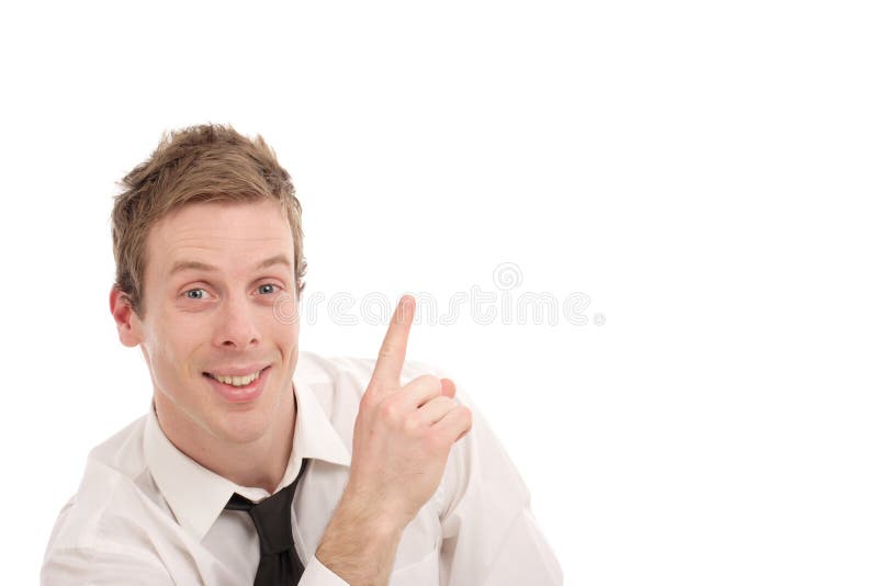 Pointing up stock photo. Image of doings, behold, info - 851946