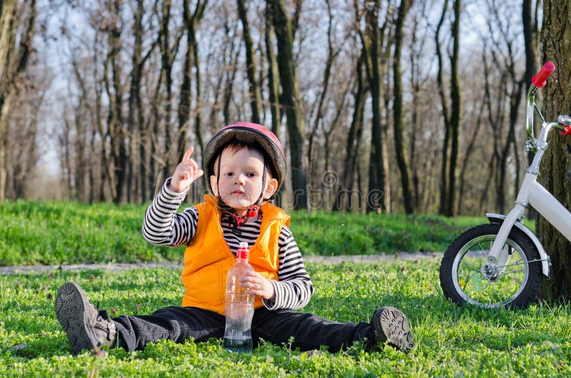 Pointing up kid stock image. Image of park, exploring - 30701411
