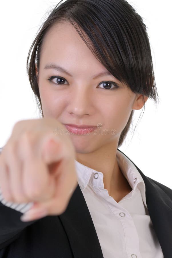 Pointing at you stock image. Image of business, beautiful - 18343883