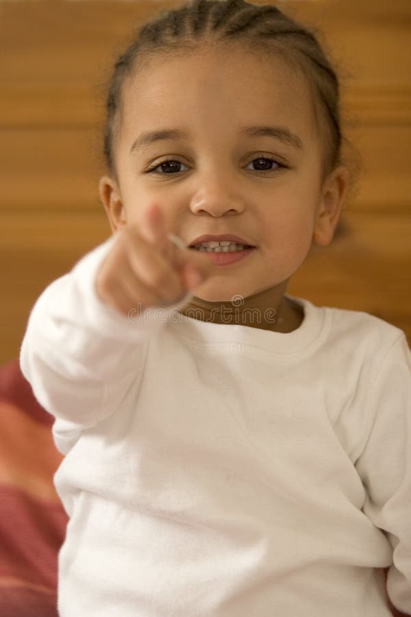 Pointing at You stock image. Image of happy, pretty, beautiful - 622925