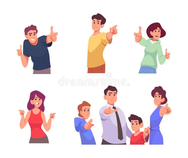 Boy Pointing You Stock Illustrations – 76 Boy Pointing You Stock ...
