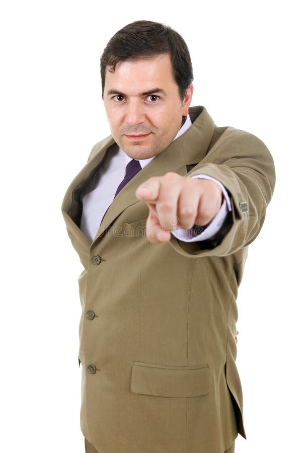 Pointing stock image. Image of caucasian, businessman - 33919405