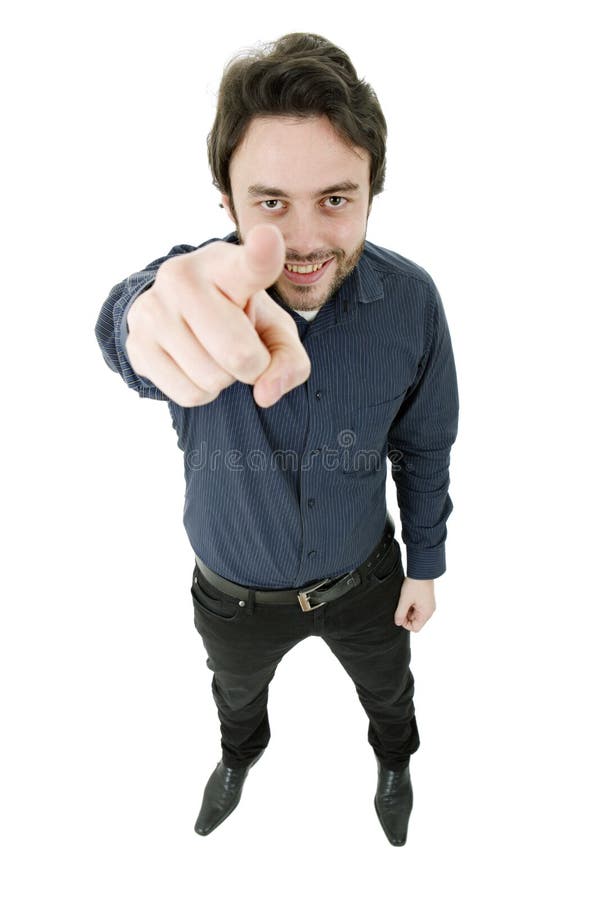 Pointing stock photo. Image of person, studio, body, people - 33610164