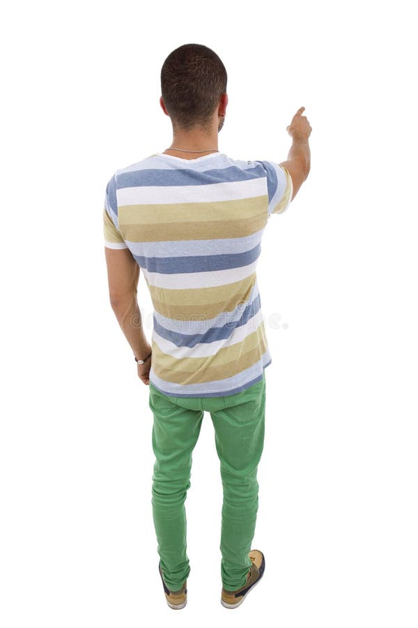 Pointing stock image. Image of pensive, dude, beautiful - 43234597