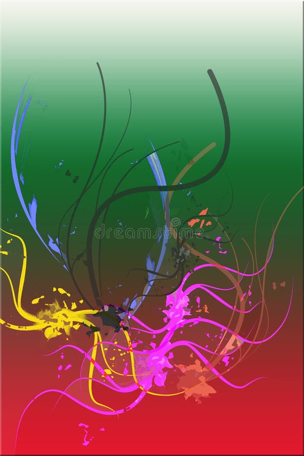 Pointless Graphic Composition. Stock Illustration - Illustration of ...