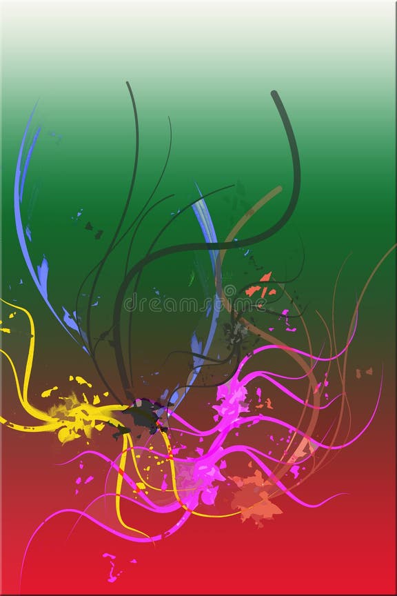 Pointless Graphic Composition. Stock Illustration - Illustration of ...