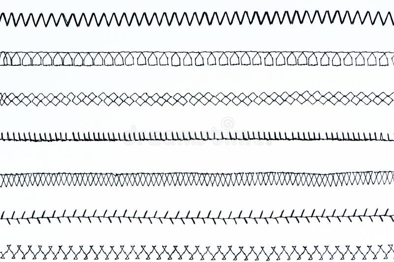 Points de machine à coudre illustration stock. Illustration du machine ...