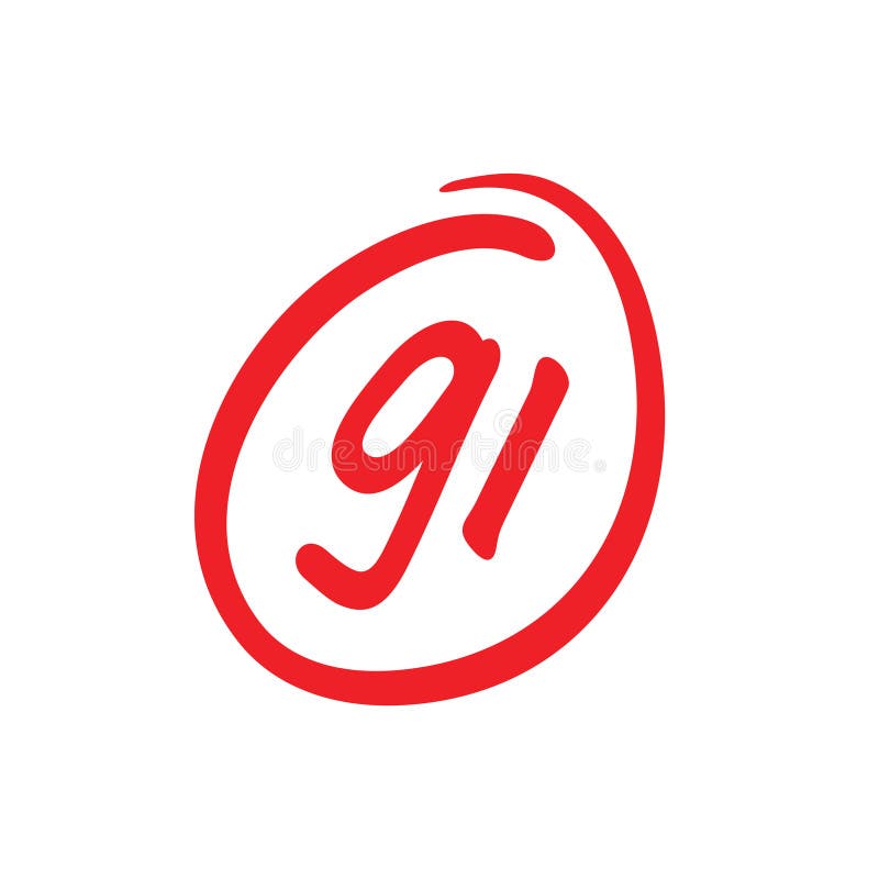 91 Points Exam Score, Ninety One Points Test Results Stock Vector ...