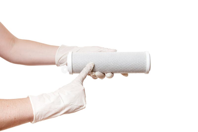 Points Finger on Cartridge Filter for Drinking Water Purification ...