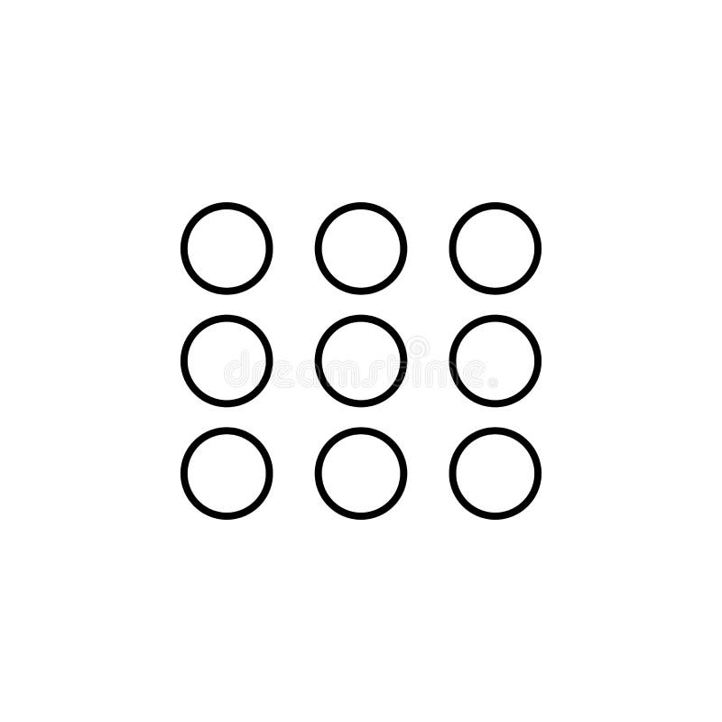 Points Icon. Element of Simple Icon. Thin Line Icon for Website Design ...