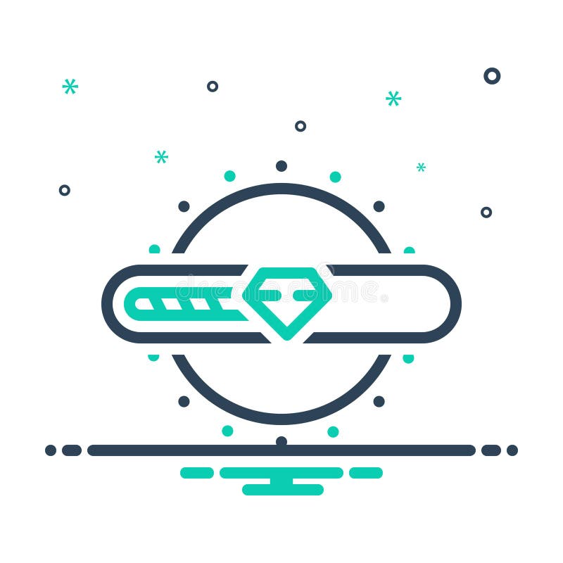 Mix Icon for Points and Life Bar, Life Bar and Score Stock Vector ...